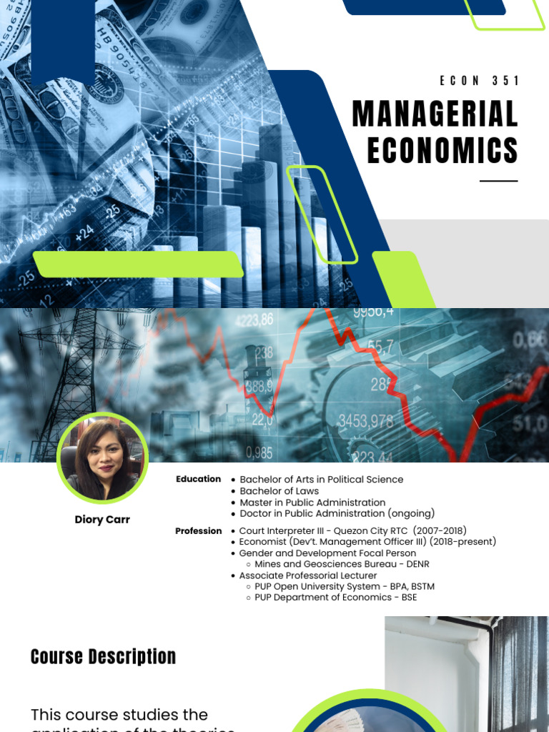 Managerial Economics Course Guide | PDF | Economics | Business