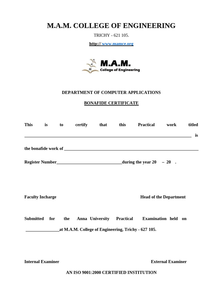 Computer Applications Practical Certificate | PDF | Software Testing ...
