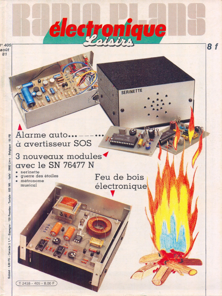 Radio Plans 405 1981 Aout | PDF