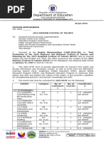 DFOT Technolympics Guidelines 2025 | PDF | Cuisine | Foods