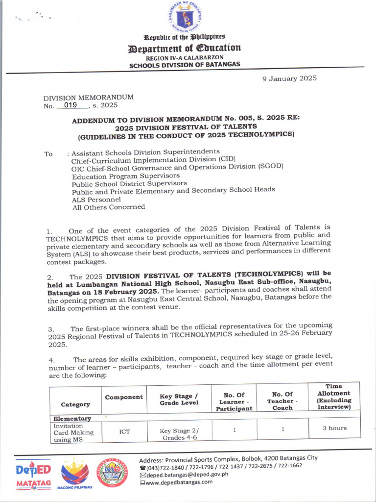 DM 019, S. 2025-Technolympics | PDF