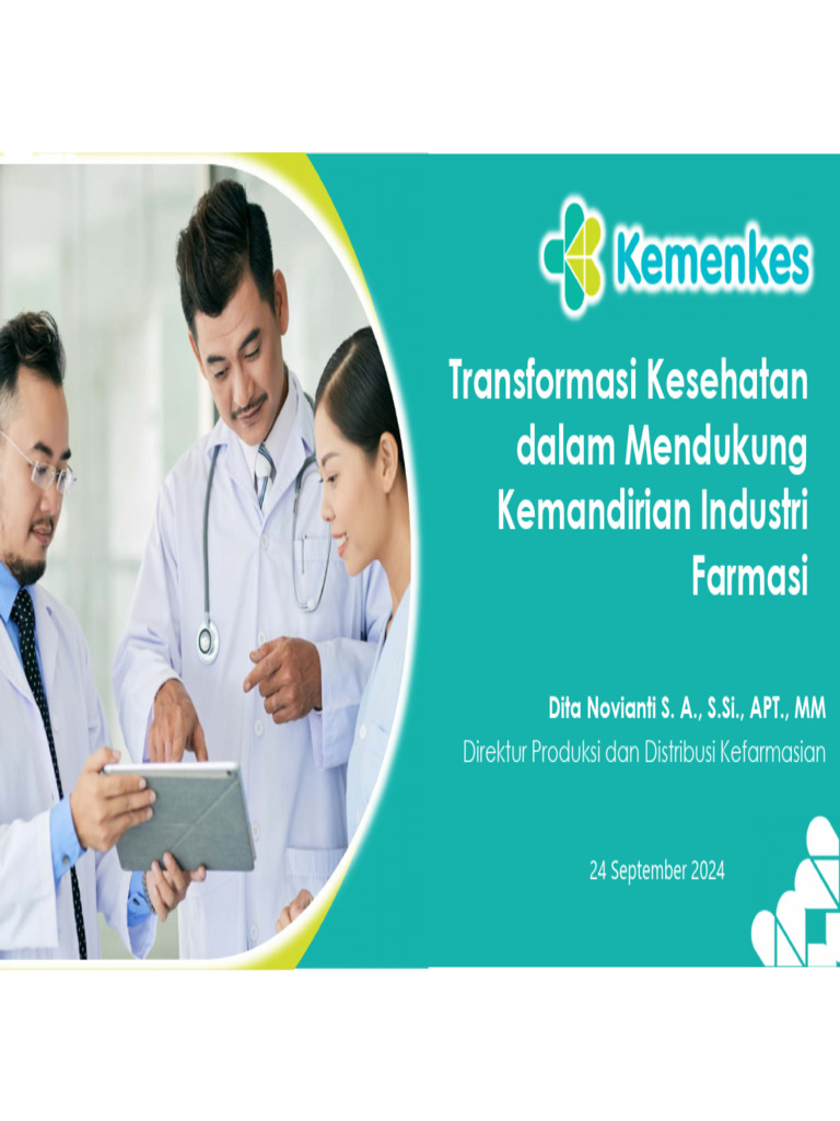 Kemenkes - Transformasi Kesehatan (24092024) | PDF
