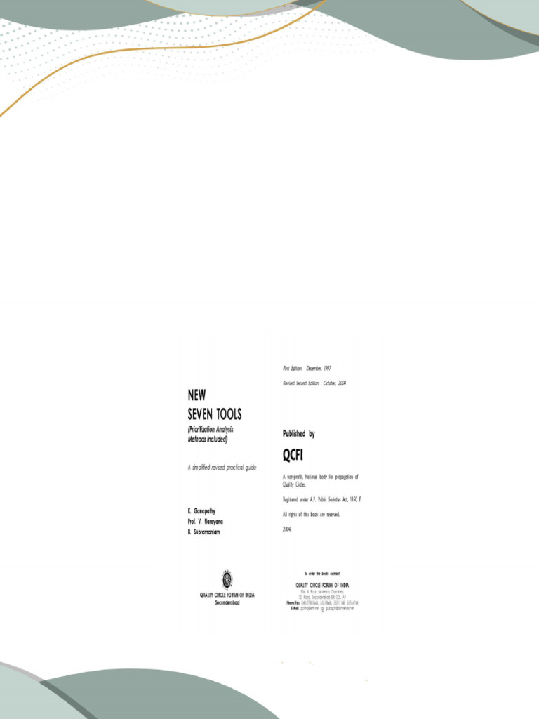 (Ebook) New Seven Tools by K Ganapathy ISBN 9780402780564, 0402780566 ...