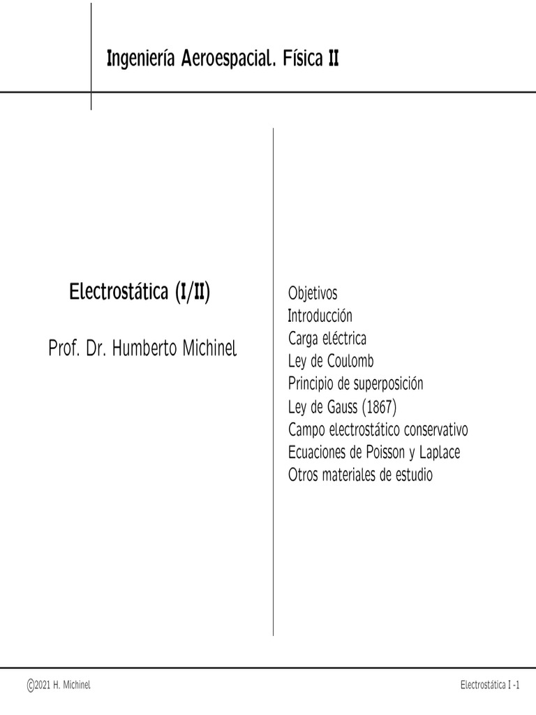 Fundamentos de Electrostática en Física | PDF | Vector Euclidiano | Física
