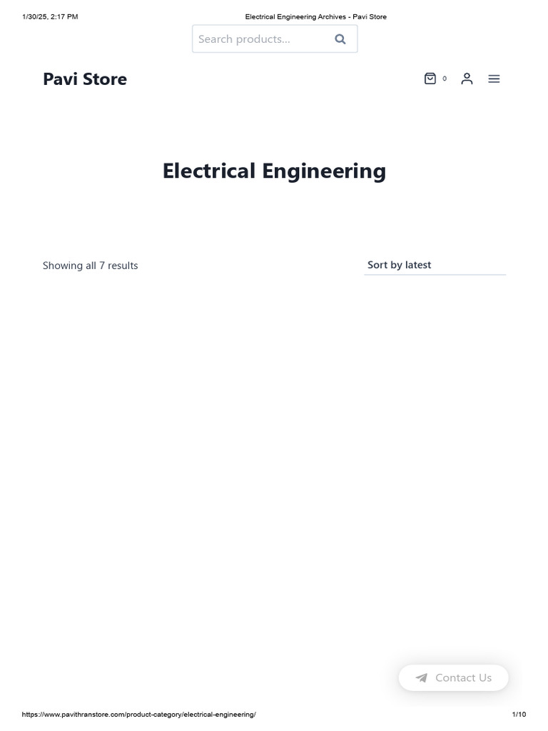 Electrical Engineering Archives - Pavi Store | PDF | Engineering