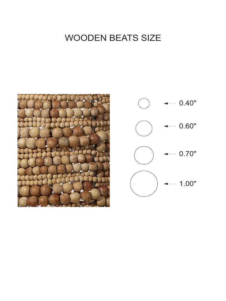 Wooden Beats Size | PDF