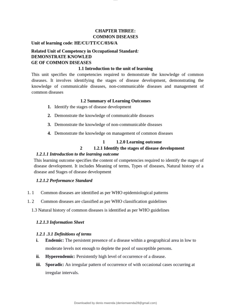 Understanding Common Diseases and Management | PDF | Diabetes ...