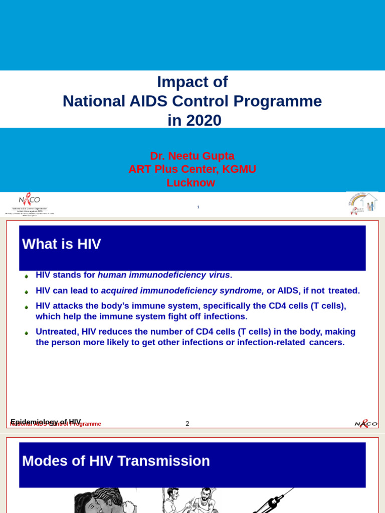 NACP Impact on HIV in 2020 | PDF | Hiv/Aids | Hiv