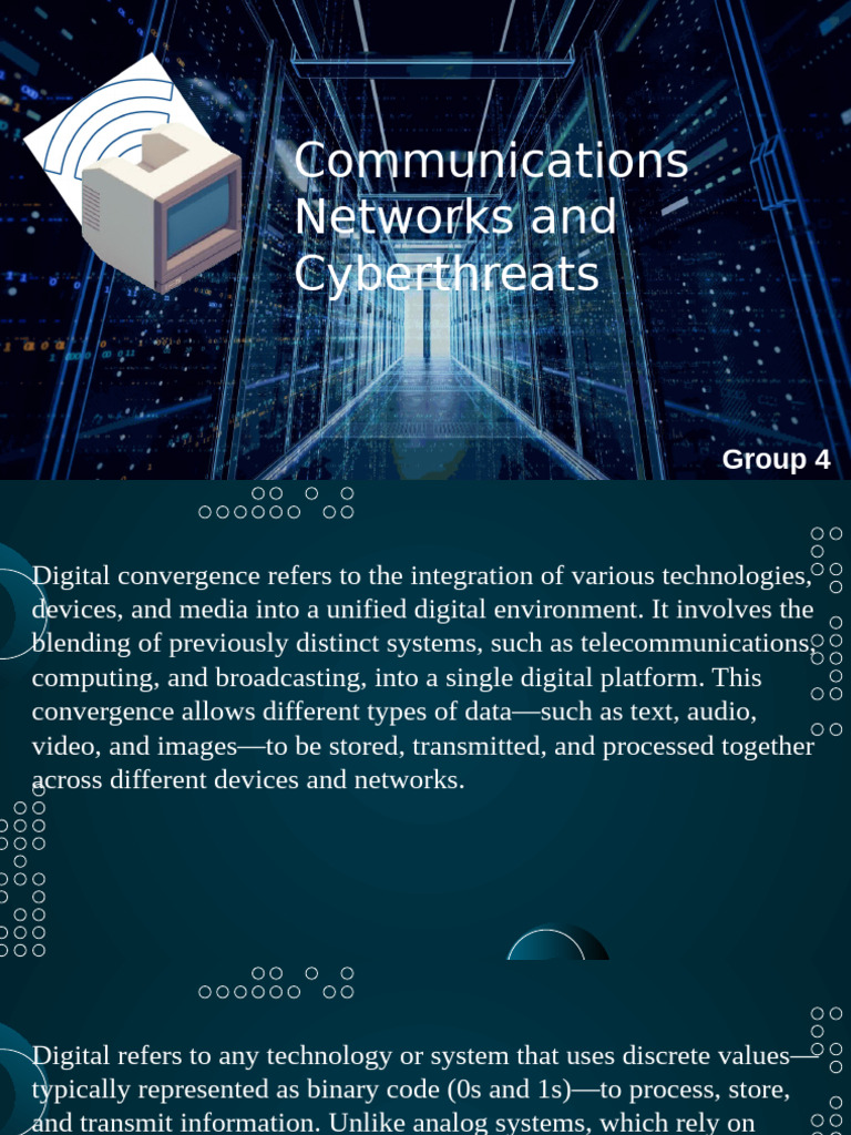 Digital Convergence and Network Types | PDF | Computer Network ...