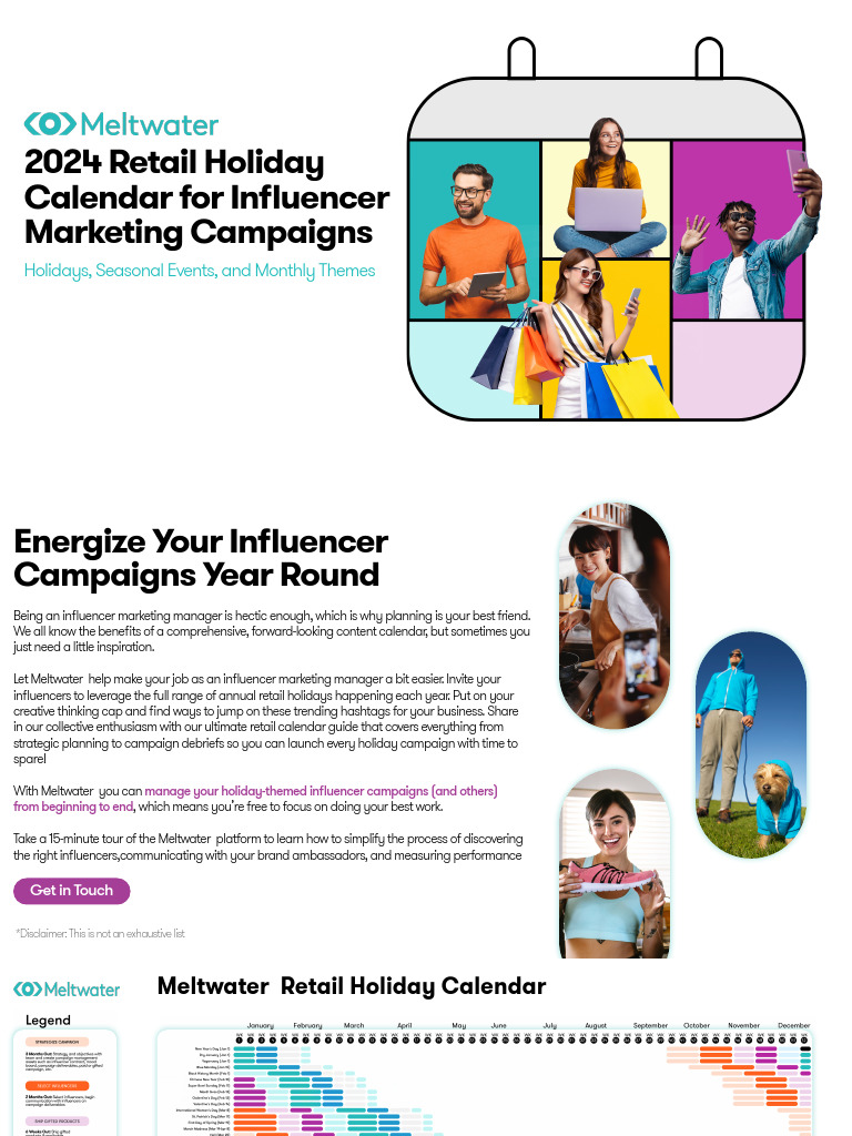 2024 Influencer Marketing Calendar | PDF