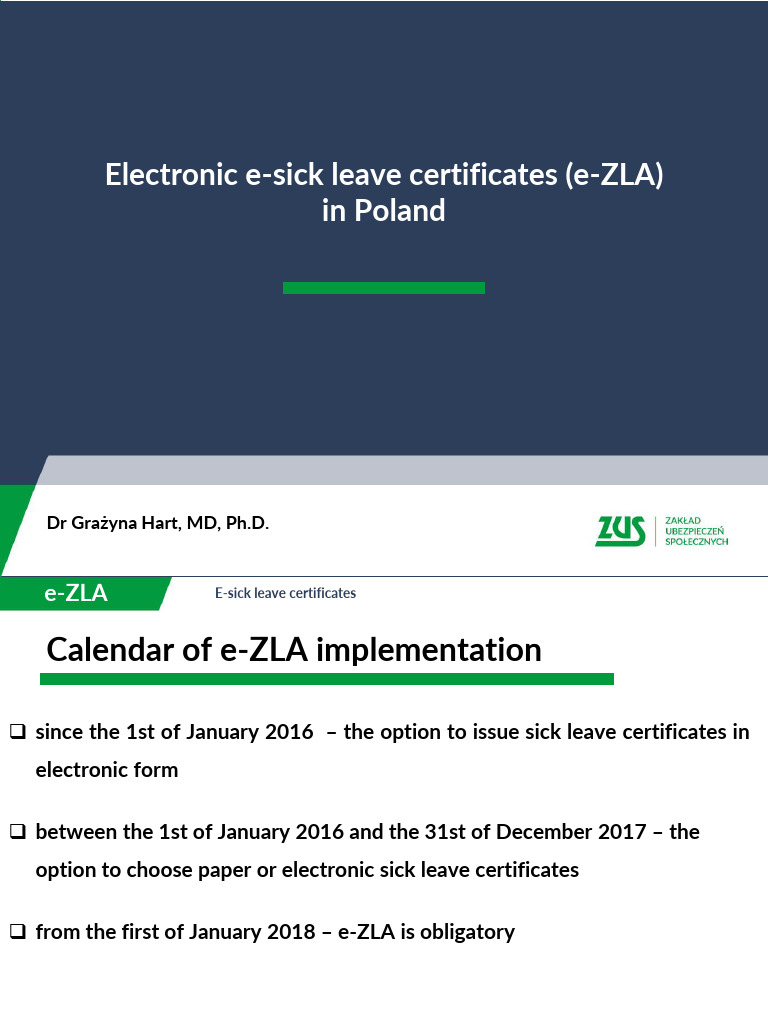 E-Sick Leave Guide for Polish Doctors | PDF | Computing