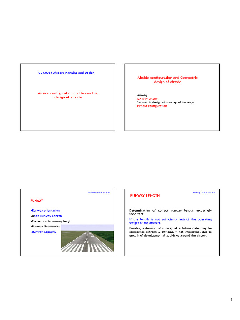 Airport Runway Design and Planning Guide | PDF | Instrument Flight ...