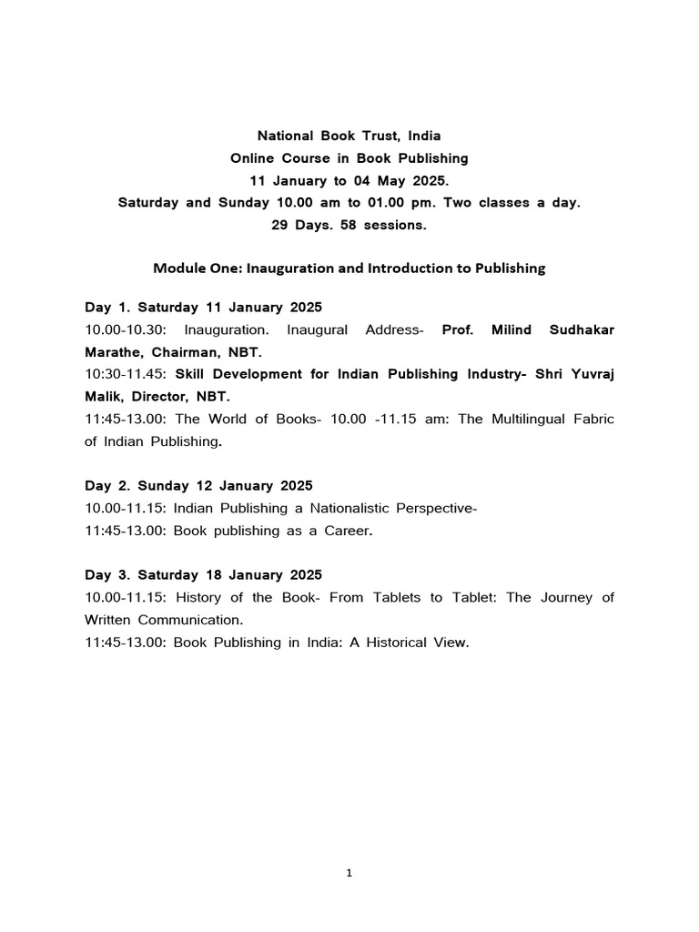 Publishing Top Course by NBT | PDF | Books | Marketing