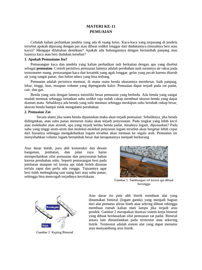 MATERI DAN LKPD 11 PEMUAIAN | PDF
