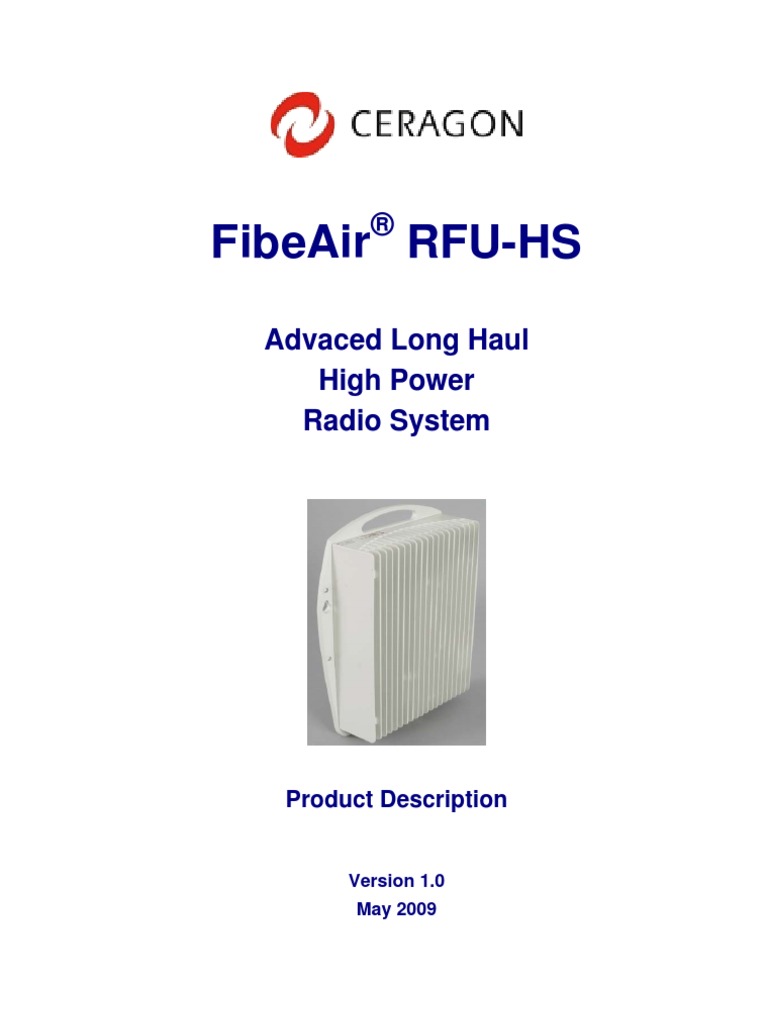 Rfu-Hs PD | PDF | Computer Network | Radio Spectrum