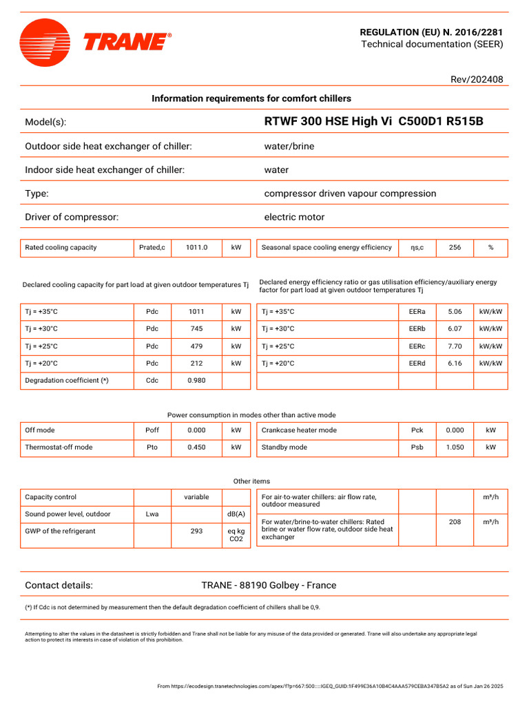 RTWF 300 HSE High Vi C500D1 R515B | PDF | Engineering Thermodynamics ...