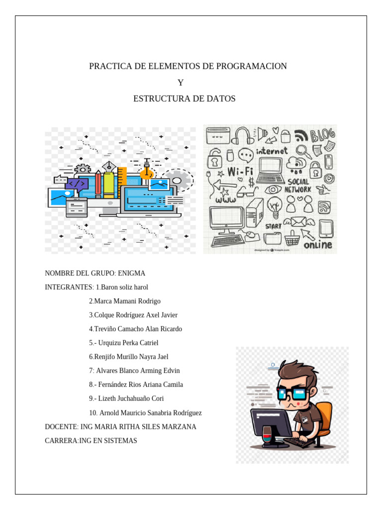 Practica de Elementos de Programacion | PDF