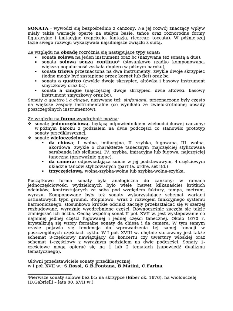 sonata, koncert, suita | PDF