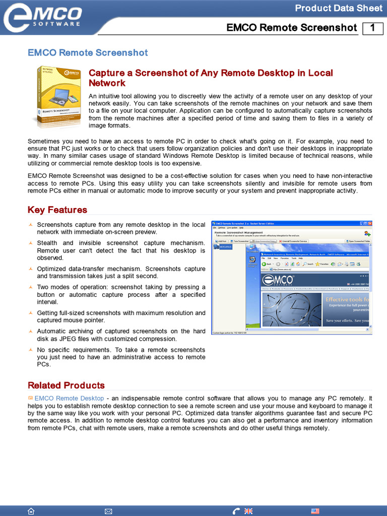 Remote Desktop Screenshot Tool | PDF | Personal Computers | Desktop Computer
