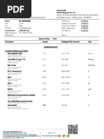 CBC Test Report Format Example Sample Template Drlogy Lab Report | PDF ...