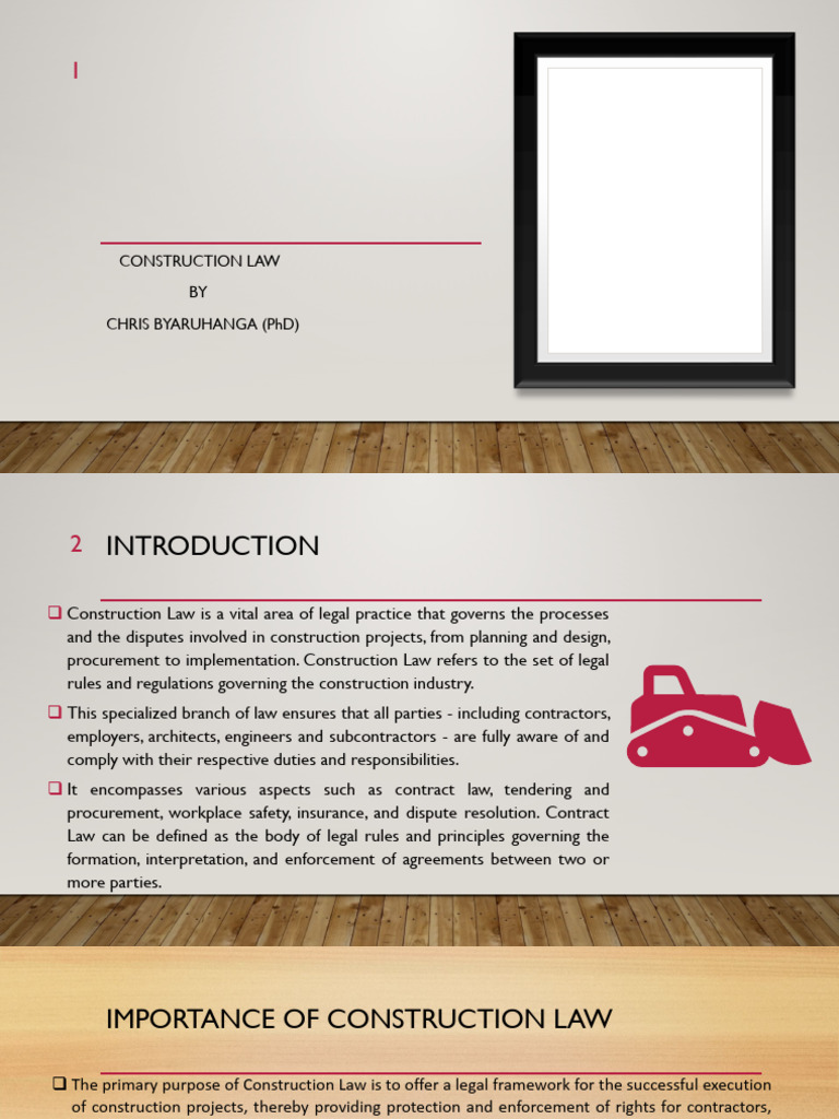 Construction Law Overview and Key Concepts | PDF | Tort | Labour Law