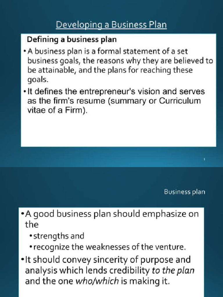 Module 1 - Business Plann | PDF