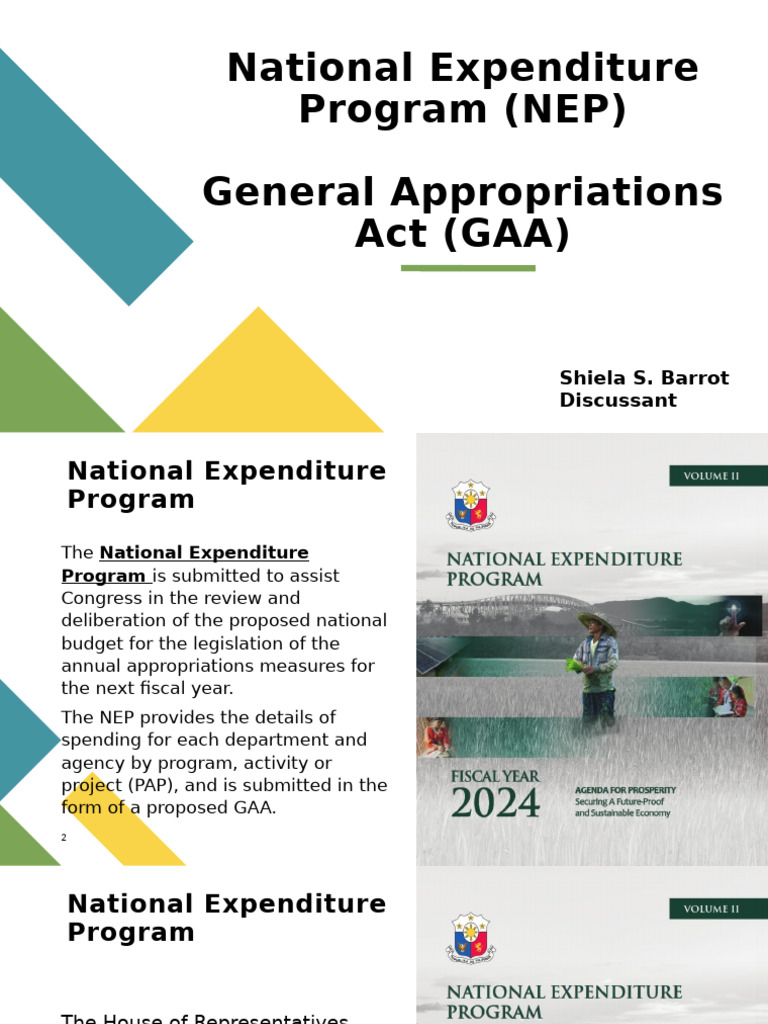 National Expenditure Program (NEP) | PDF | Budget | Governance