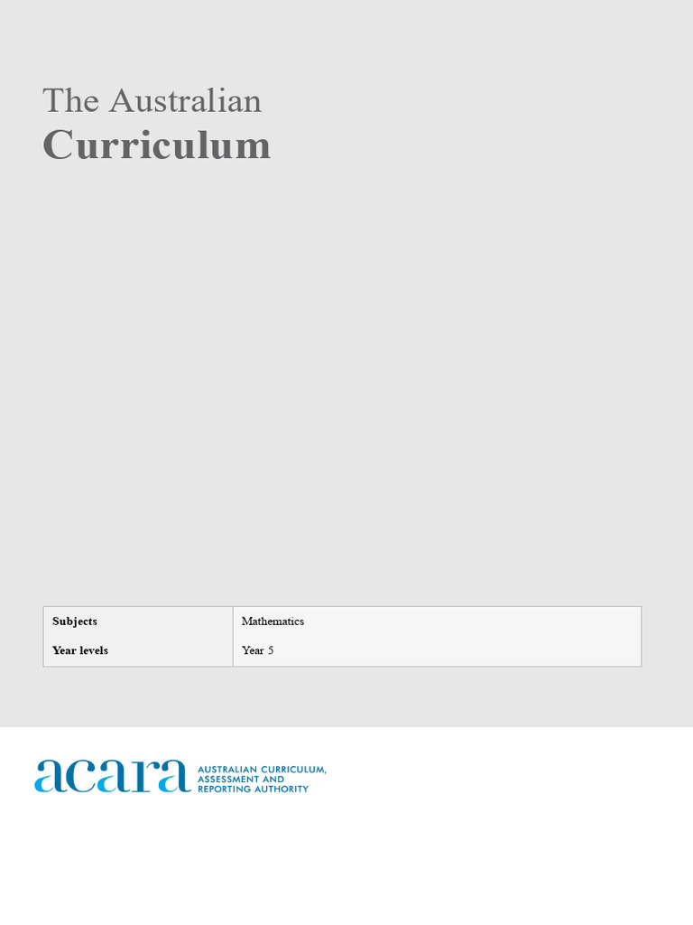 Year 5 Mathematics Curriculum Overview | PDF | Cartesian Coordinate ...