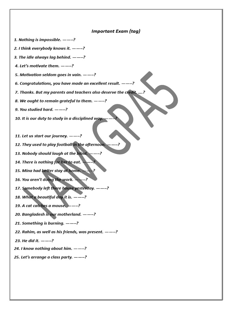 Important Exam 2 | PDF