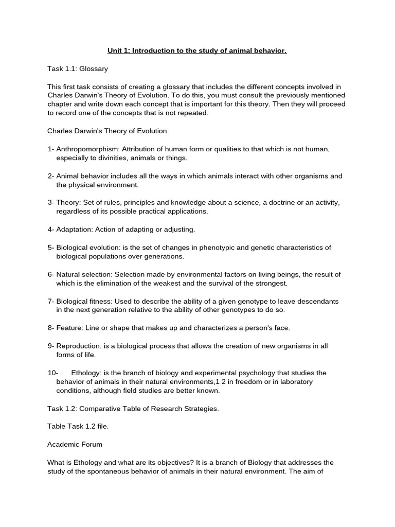 Animal Behavior Notes Saraí | PDF | Ecosystem | Ethology