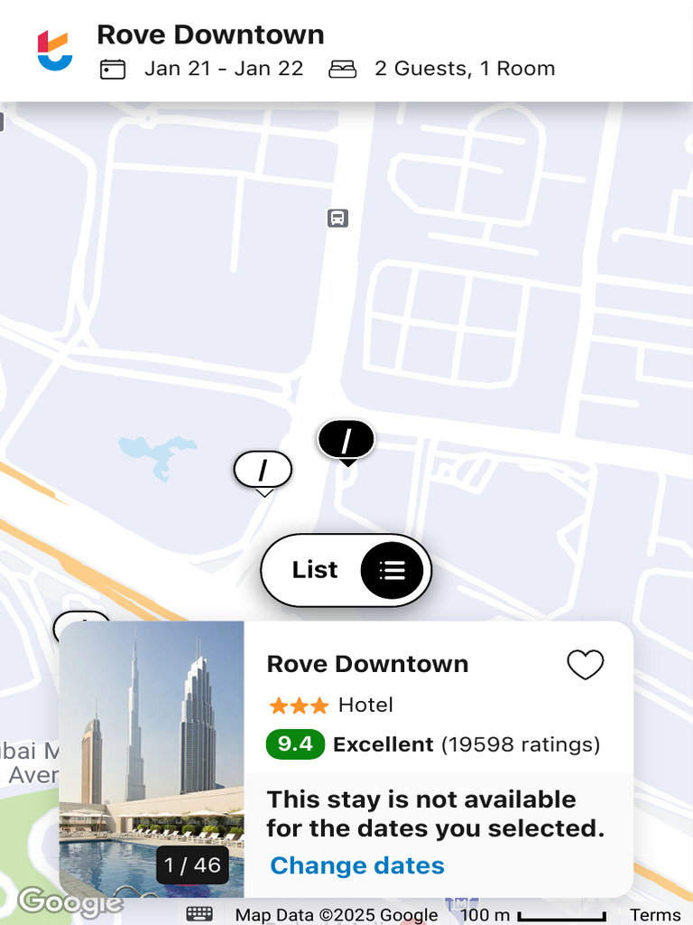 Rove Downtown Hotel Booking Info | PDF