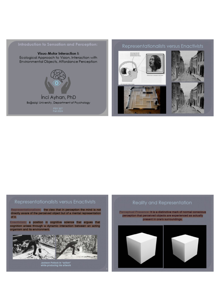 PSY327_Lecture15_16_2024 | PDF | Perception | Balance (Ability)