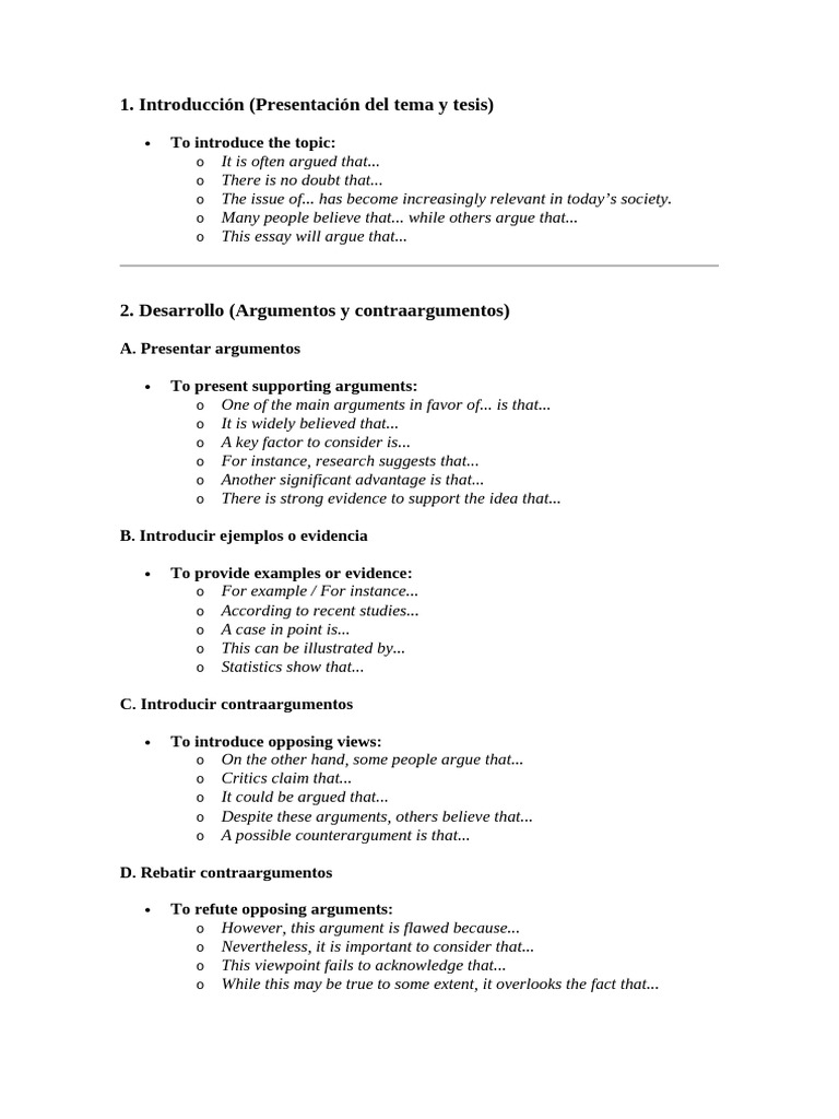 Argumentative Texts | PDF
