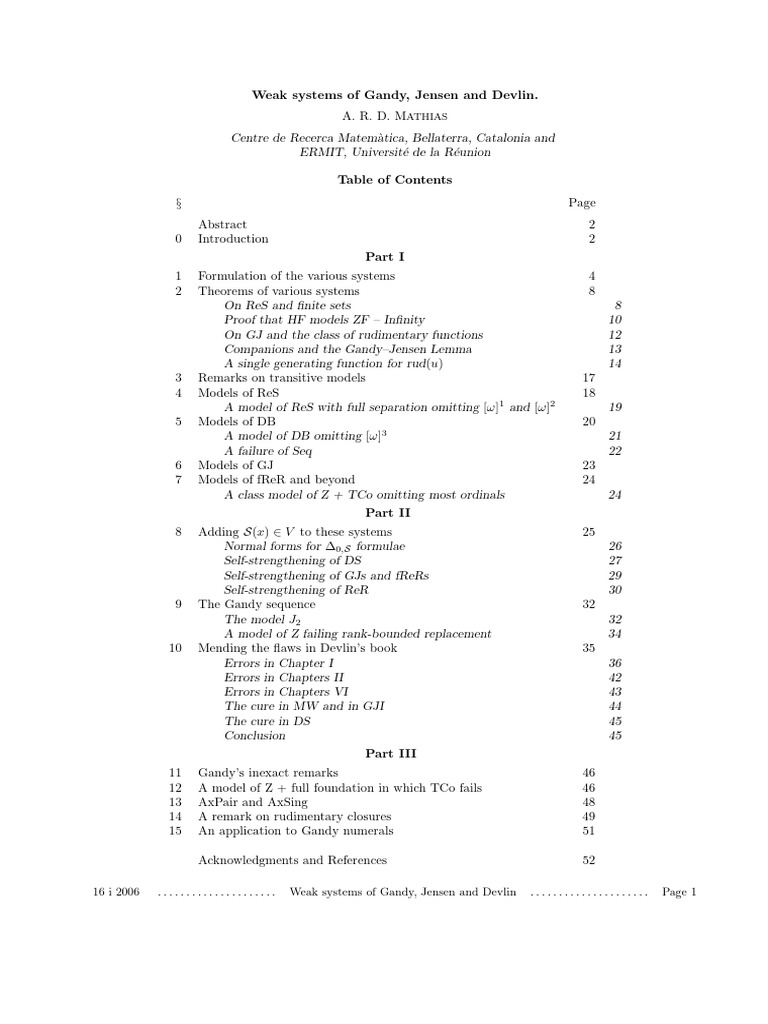 weaksystems | PDF | Axiom | Theorem