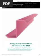 Chequered Plate Design Calculations | PDF