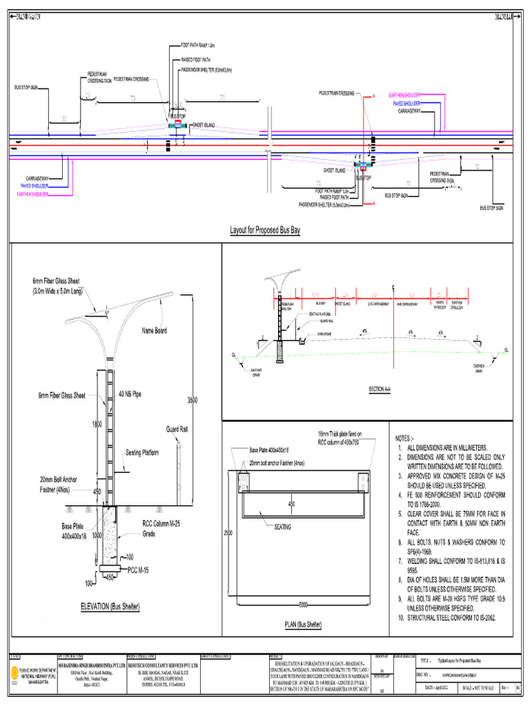 Bus Bay Layout (02.04.22) | PDF