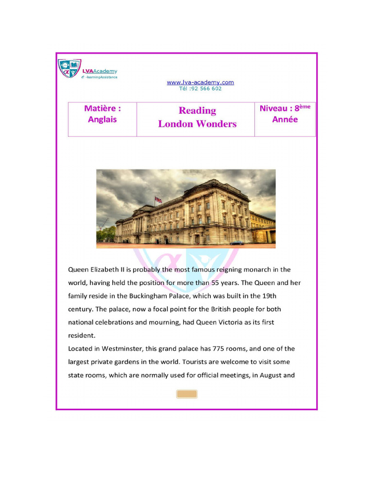 8eme - London Wonders | PDF