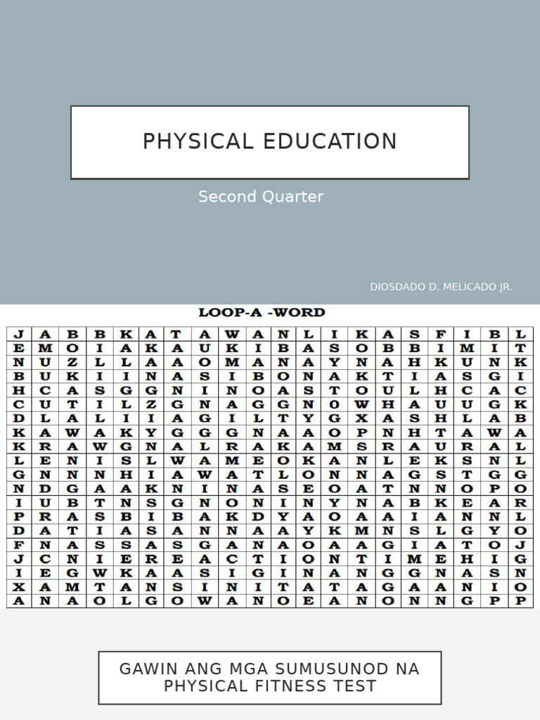 2nd Physical Education | PDF
