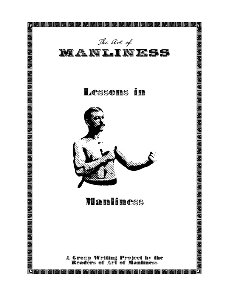 Lessons in Manliness | PDF | Love