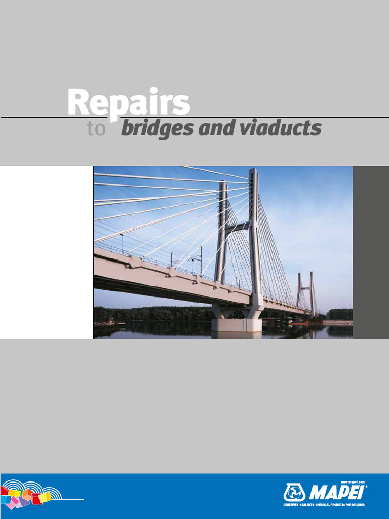 MAPEI Repair Solutions for Bridges | PDF | Concrete | Strength Of Materials
