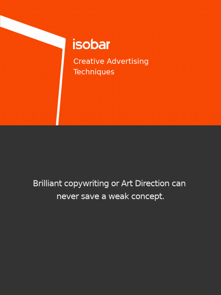 Creative Advertising Techniques | PDF