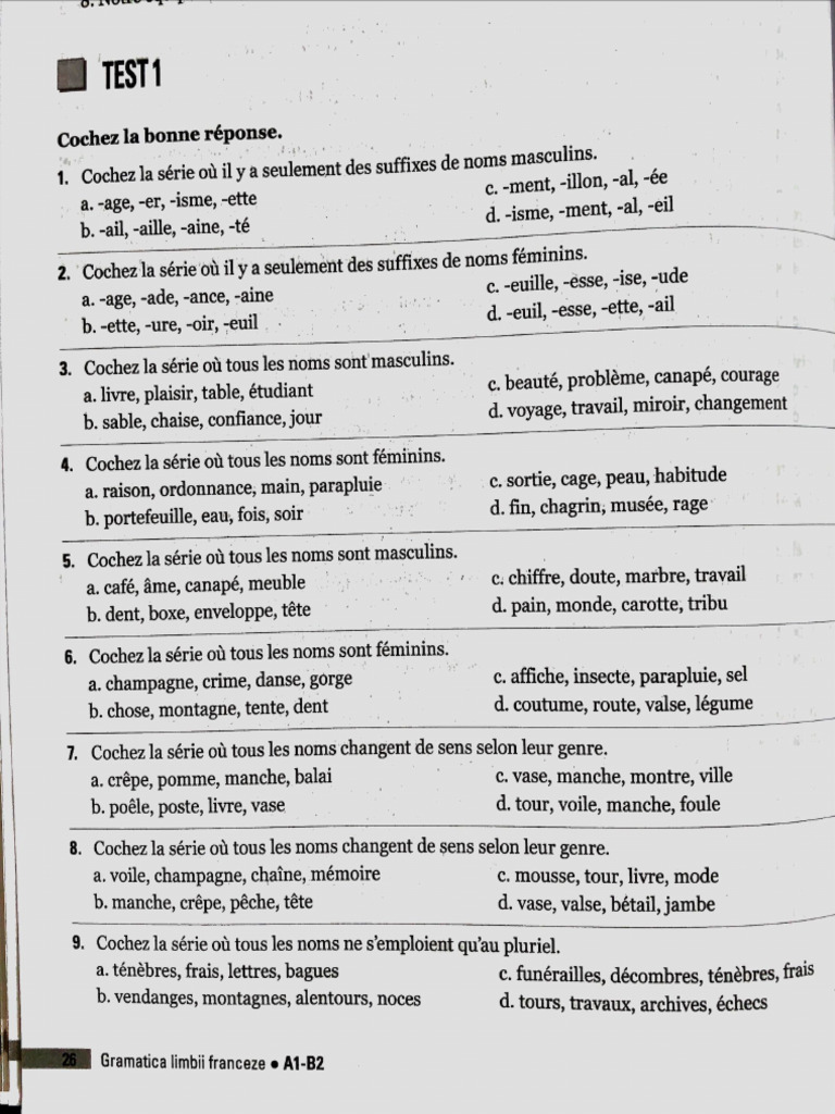 Test Nom | PDF