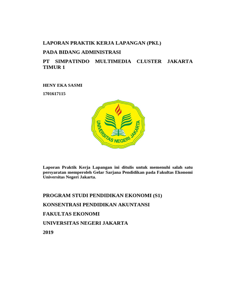 Laporan PKL Administrasi di PT Simpatindo | PDF
