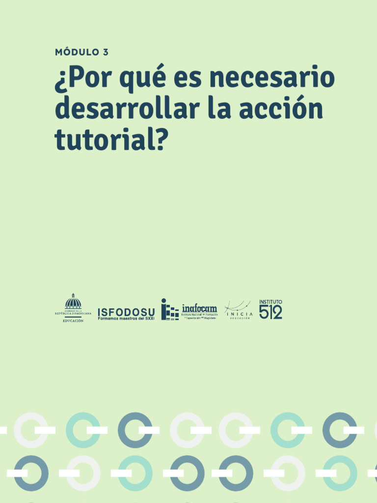 Importancia de la Acción Tutorial Educativa | PDF | Maestros | Enseñando