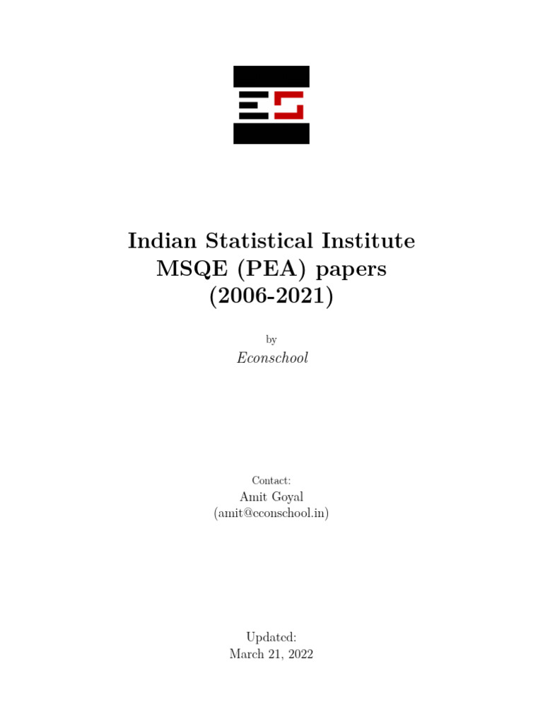 isi_pea | PDF | Odds | Function (Mathematics)