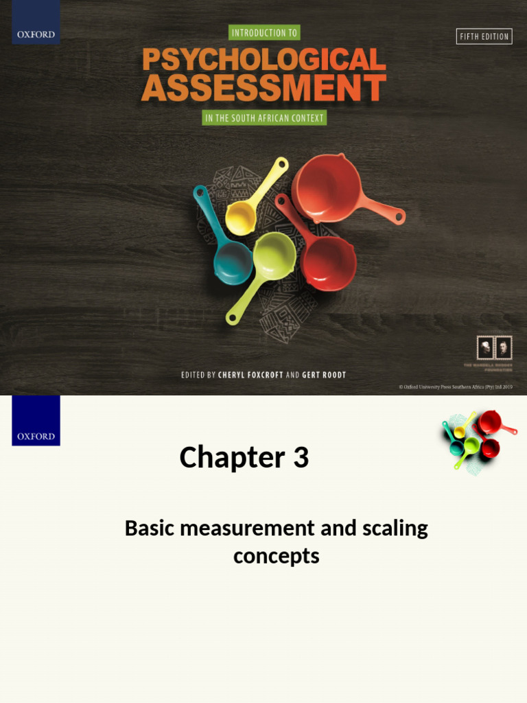 Chapter 3 | PDF | Level Of Measurement | Measurement