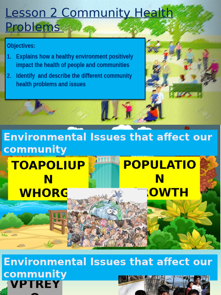 Community Health Problems | PDF