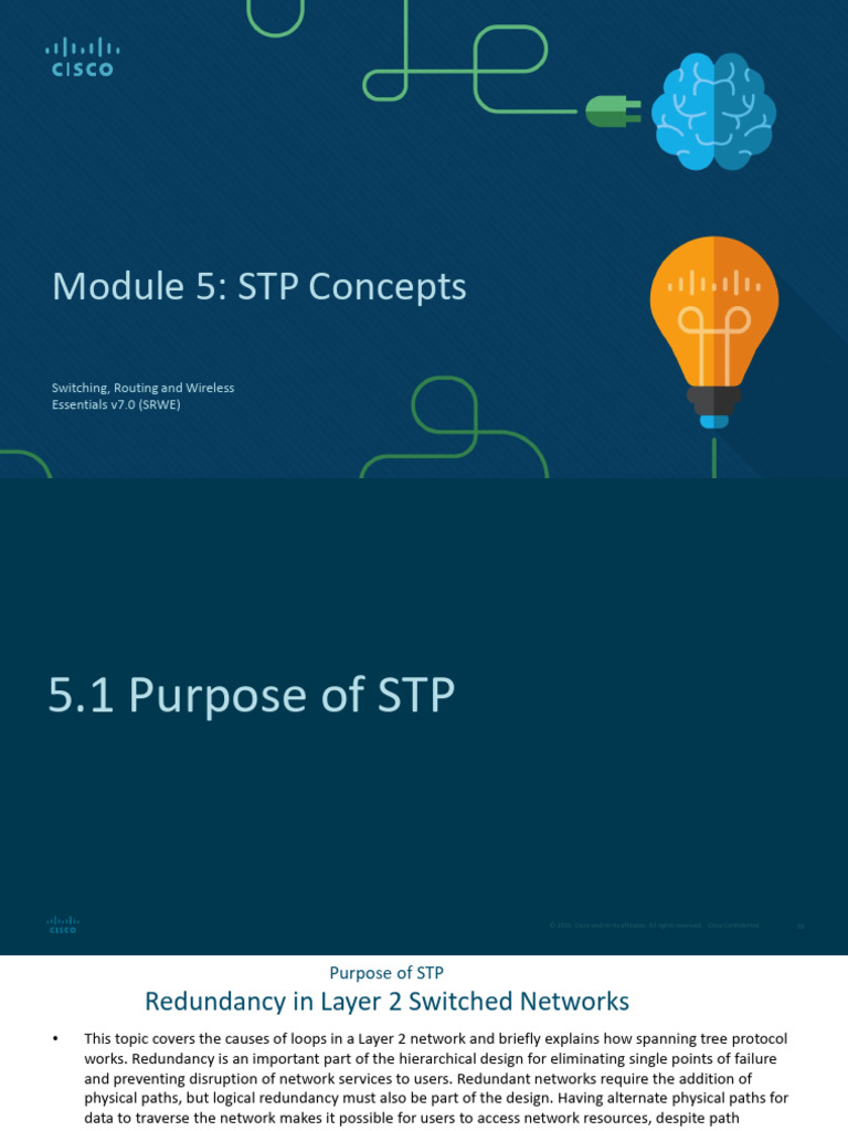 Network Redundancy & STP Basics | PDF | Network Switch | Computer Network