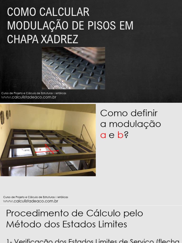 Cálculo de Chapa Xadrez | PDF