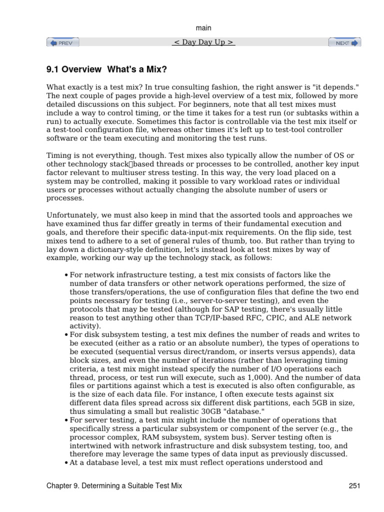 9.1 Overview What's A Mix? | PDF | Databases | Input/Output
